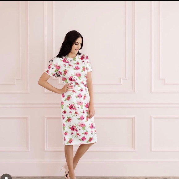 Rachel Parcell | Dresses | Rachel Parcell Classic Dress In Floral Bloom ...